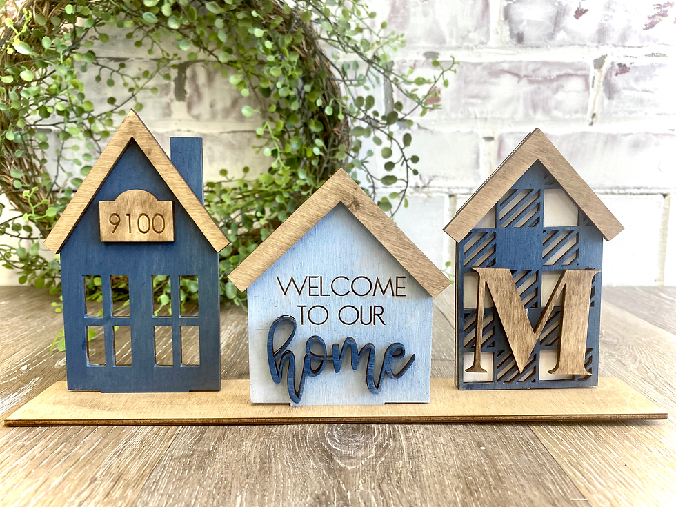 Set of 3 mini houses | SolelyYou