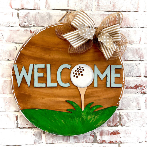 Welcome Golf DIY Doorhanger Kit | SolelyYou