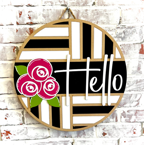 Hello Boho Flower Doorhanger DIY Kit | SolelyYou