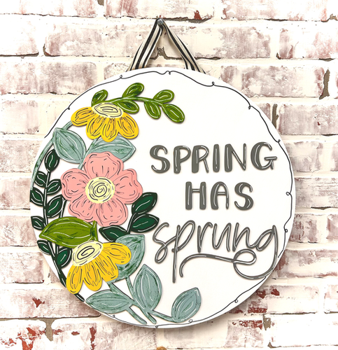 Spring Has Sprung DIY Doorhanger Kit | SolelyYou