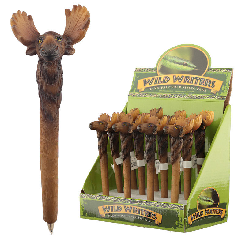 Fun Novelty Moose Pen Novelty Gift [Pack of 2] | yhon-soto-store