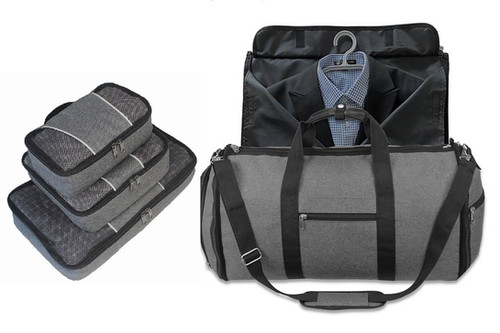 320-38/320 3 PC Heather Grey 4 PC Set | PremiumBag Website