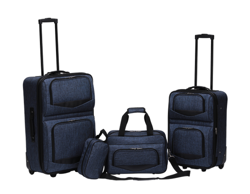 324-4 Blue Denim 4 Pc Set | PremiumBag Website