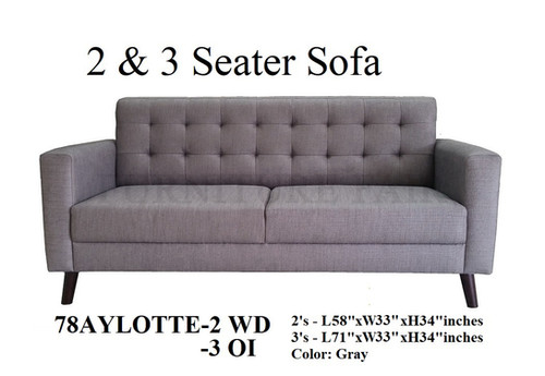 2 & 3 Seater Sofa 78AYLOTTE-2WD 3OI | furniturefair