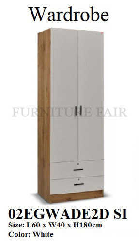 Wardrobe 02EGWADE2D SI | furniturefair