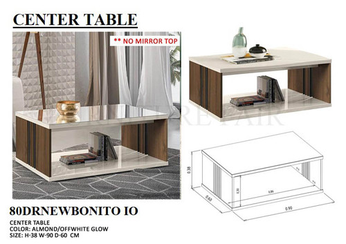 CENTER TABLE 80DRNEWBONITO IO | furniturefair
