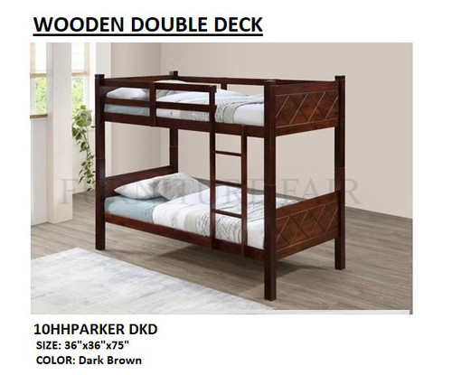 WOODEN DOUBLE DECK 10HHPARKER DKD | furniturefair
