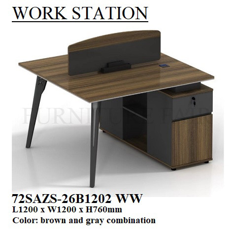 WORK STATION 72SAZS-26B1202 WW | furniturefair