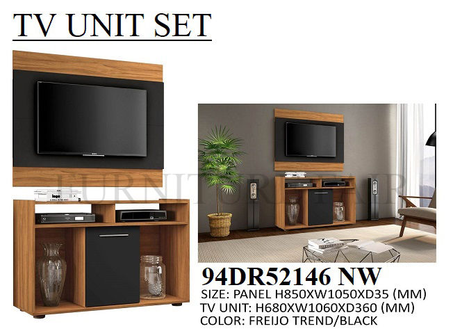 TV UNIT SET 94DR52146 NW | furniturefair