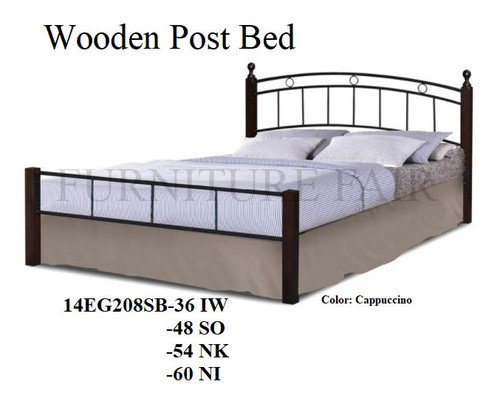 Wooden Post Bed 14EG208SB | furniturefair