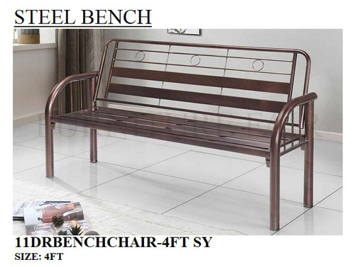 STEEL BENCH 11DRBENCHCHAIR-4FT SY | furniturefair