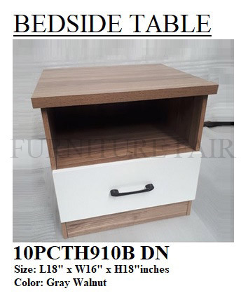 BEDSIDE TABLE 10PCTH910B DN | furniturefair