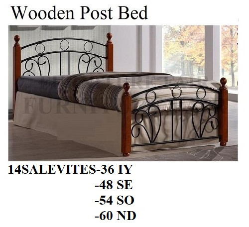 Wooden Post Bed 14SALEVITES | furniturefair