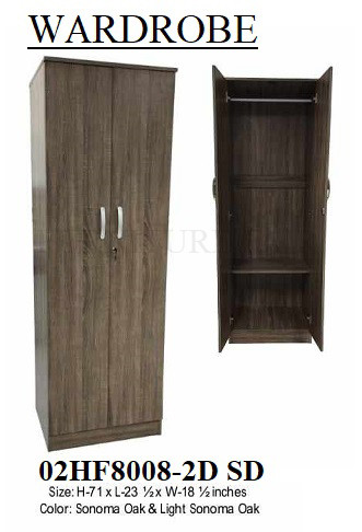 WARDROBE 02HF8008-2D SD | furniturefair