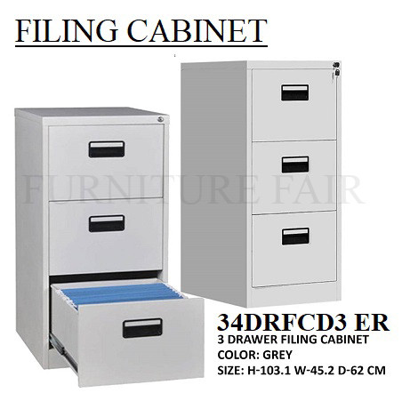 VERTICAL FILING CABINET 34DRFCD3 ER | furniturefair