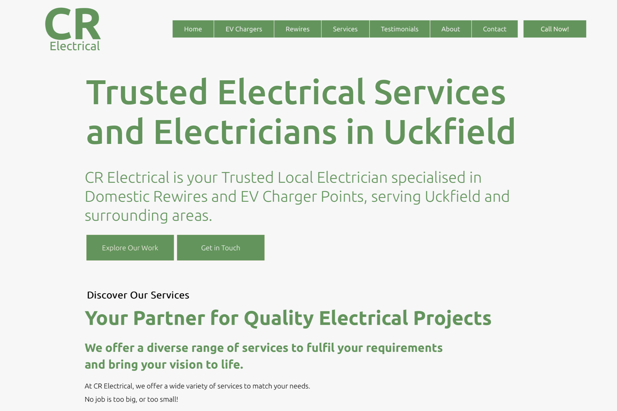 CR Electrical | Electrical services in Uckfield East Sussex