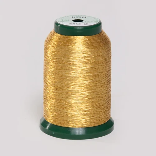 KingStar Metallic Embroidery Thread - Gold 2 (MG2) | Beach Potato