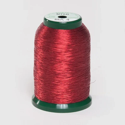 KingStar Metallic Embroidery Thread - Red (MA4) | Beach Potato