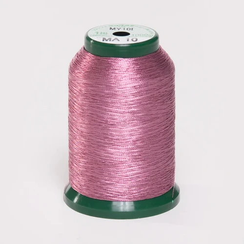 KingStar Metallic Embroidery Thread - Carnation Pink (MA10) | Beach Potato