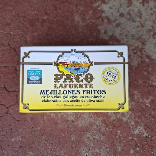 Paco Lafuente Fried Mussels | Something Fishy