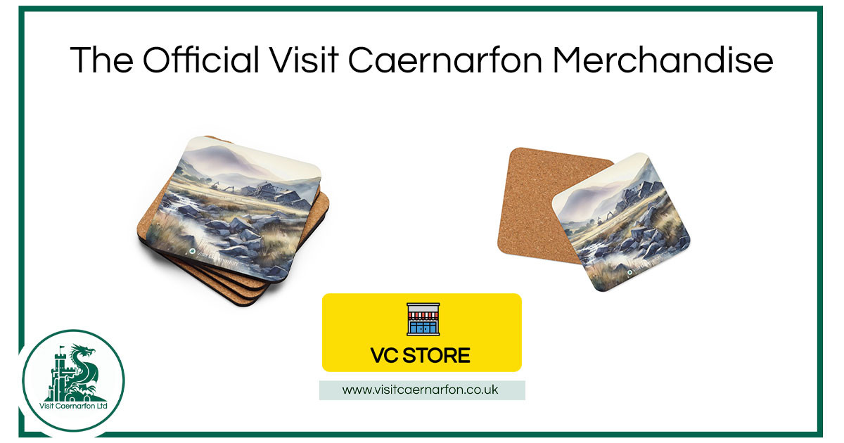 Rhosgadfan Quarry - Cork-back coaster | Visit Caernarfon Ltd