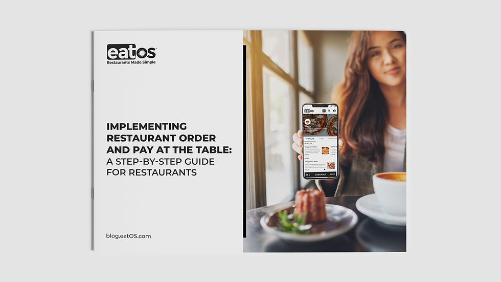 How to Implement Restaurant Order and Pay at the Table Effectively