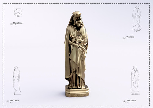 Our Lady Sculpture High Quality | RevitImport