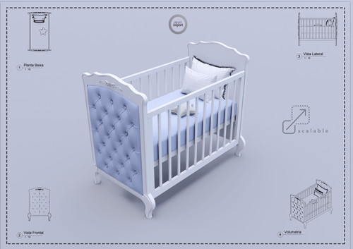 Crib Revit 3 Scalable High Quality | RevitImport