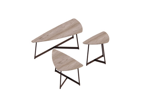 R Set 3 Table Tria Revit | RevitImport