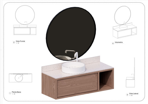 Bathroom Sink 3 Parametric High Quality | RevitImport