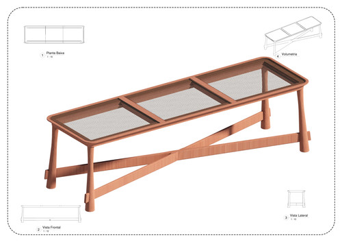 R Clami - Bench Tibet Revit High Quality | RevitImport