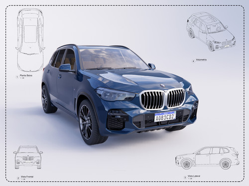 BMW X5 Revit High Quality | RevitImport