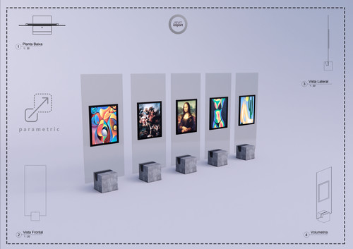 Parametric G Frame Exhibitor Revit | RevitImport