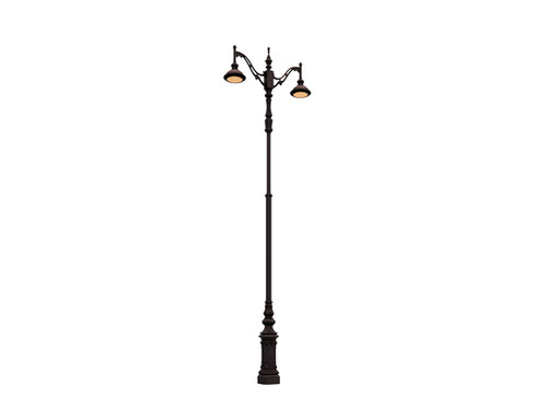 Eletric Lamp Post Retro Classic Vintage Revit | RevitImport