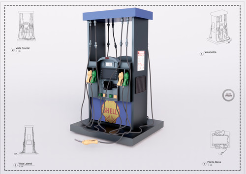 Fuel Pump Revit High Quality | RevitImport
