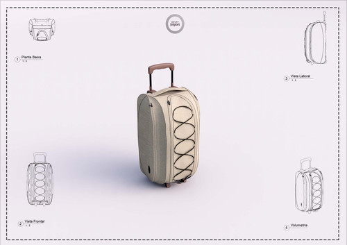 R Suitcase Schoolbag Backpack 2 Revit | RevitImport