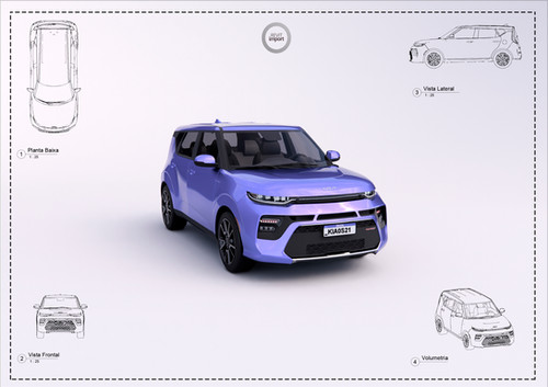 L Kia Soul 2021 Revit High Quality | RevitImport