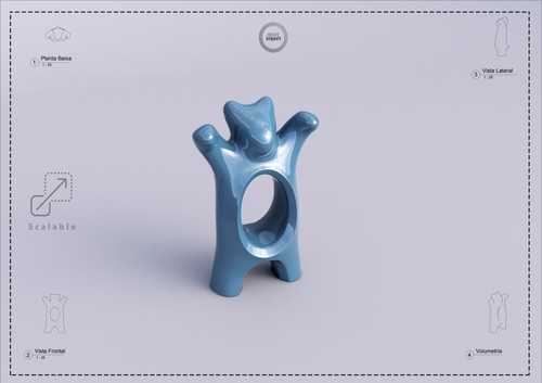 M Beer Decoration Sculpture Revit High Quality | RevitImport