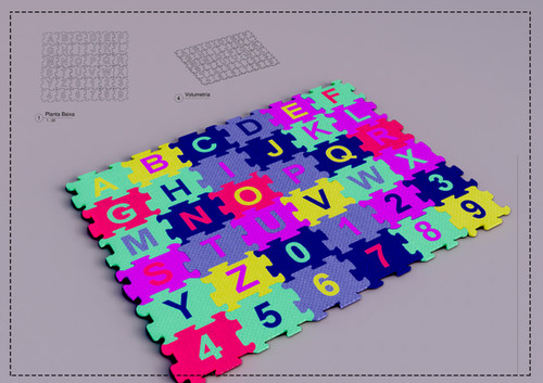 Child Puzzle Mat Revit High Quality | RevitImport