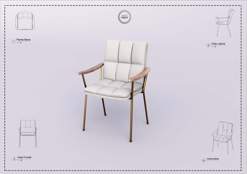 R Armchair Flow Revit High Quality | RevitImport
