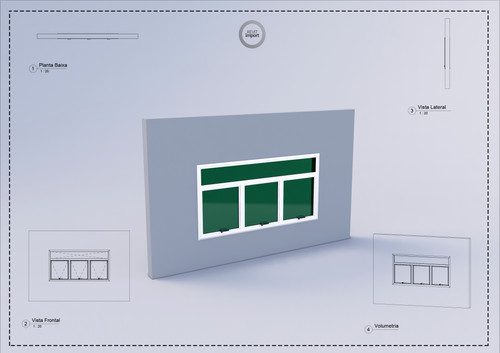 F Parametric Windows Quad Maxim-Air 028 Revit | RevitImport