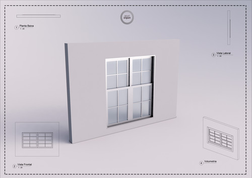 V Parametric Sash Window Revit | RevitImport
