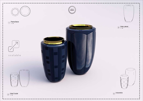 Scalable Double Vase Revit High Quality | RevitImport