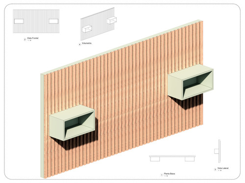 F Parametric Headboard 02 Revit High Quality | RevitImport