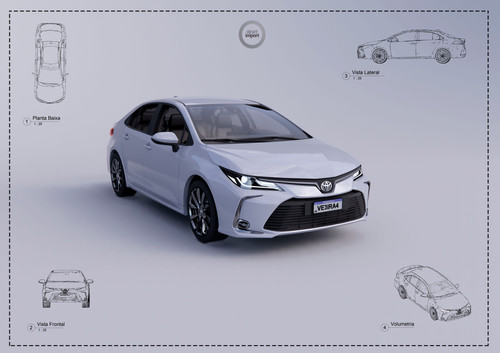 Toyota Corolla Revit High Quality | RevitImport