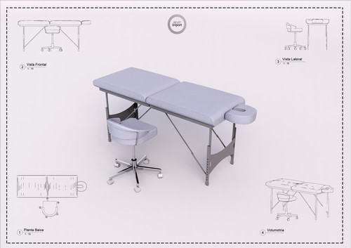 M Salon Stretcher SPA Revit High Quality | RevitImport