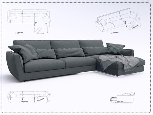 Sofa Revit 35 High Quality | RevitImport