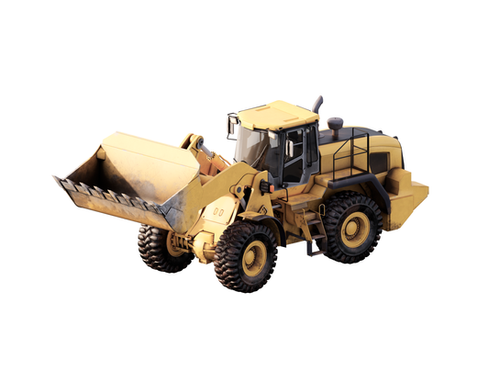 S Heavy Machines Wheel Loader Block Revit Family | RevitImport