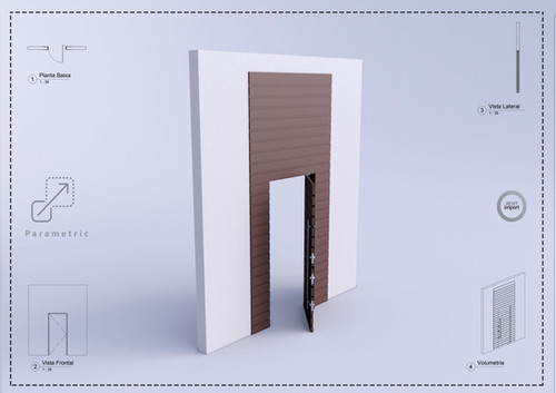 Parametric F Ripped Panel Revit High Quality | RevitImport