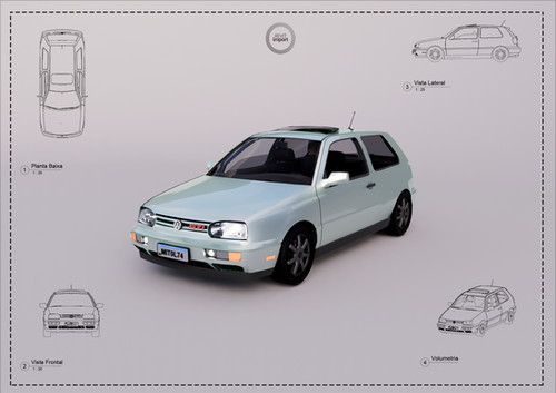 L Golf GTI 94 Revit High Quality | RevitImport